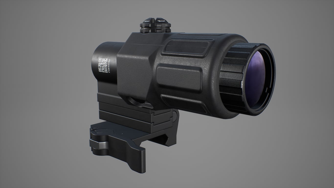 Holographic Magnifier - Weapon attachment [Unreal Engine] / Rebel Thorp